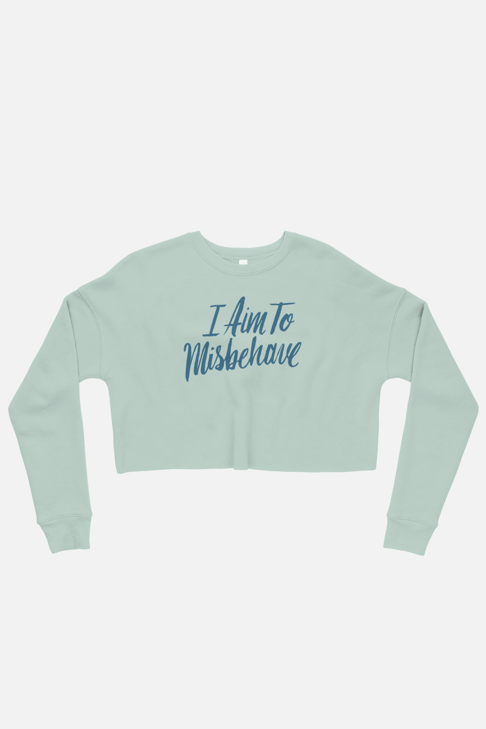 Aim to Misbehave Crop Sweatshirt – jordandene